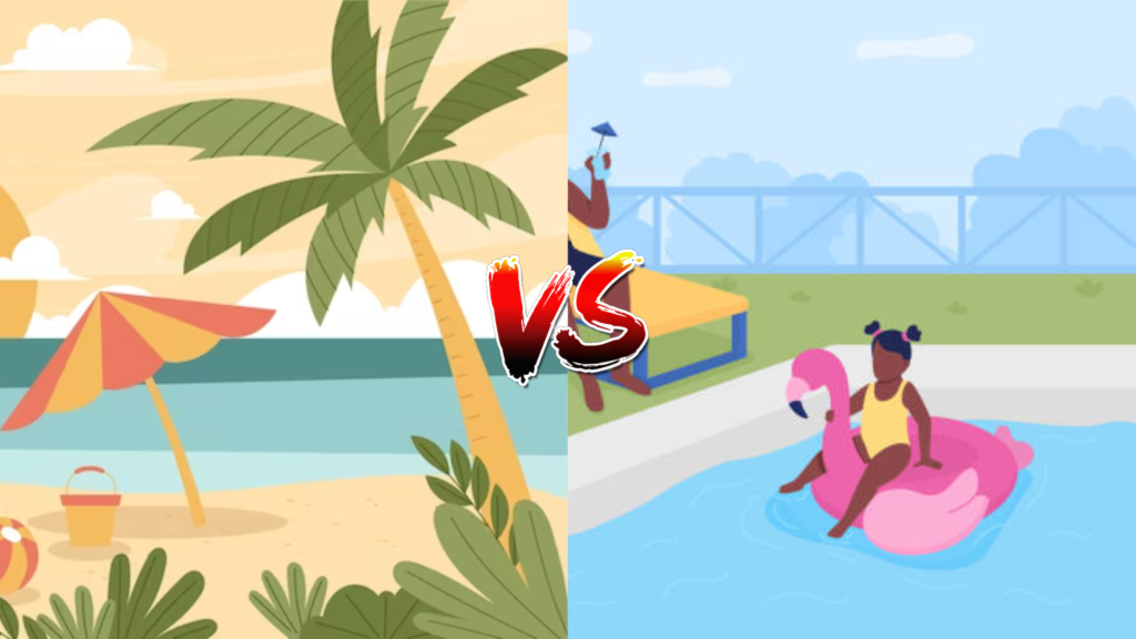 Playa vs Piscina: qué te gusta más...